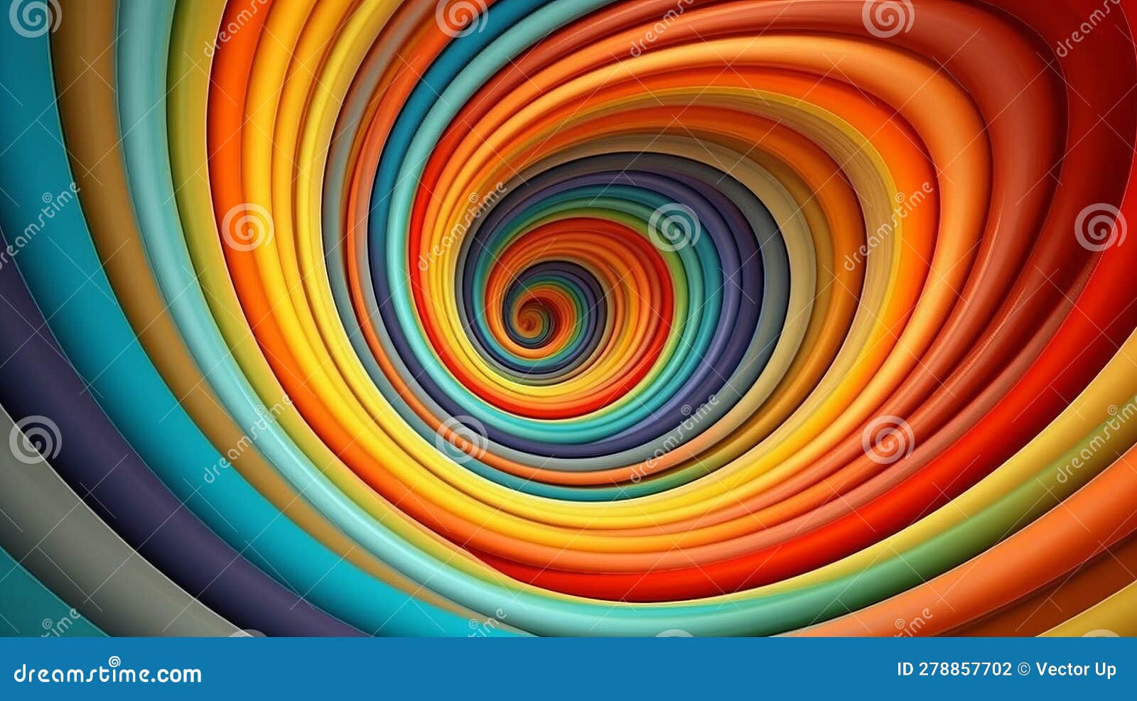 Different Color Forming a Hypnotic and Mesmerize. Generative AI Stock ...