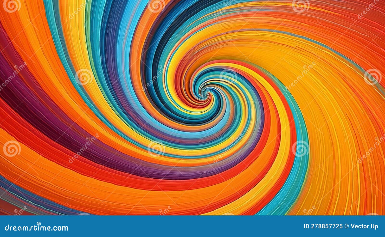 Different Color Forming a Hypnotic and Mesmerize. Generative AI Stock ...