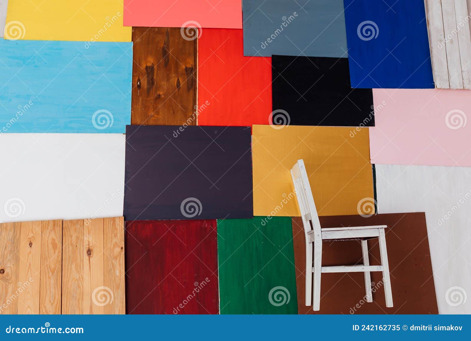 Different Color Many Rectangular Surfaces As Background Stock Image ...