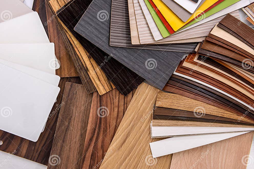 Different Color and Material Samples for House Design Stock Image ...