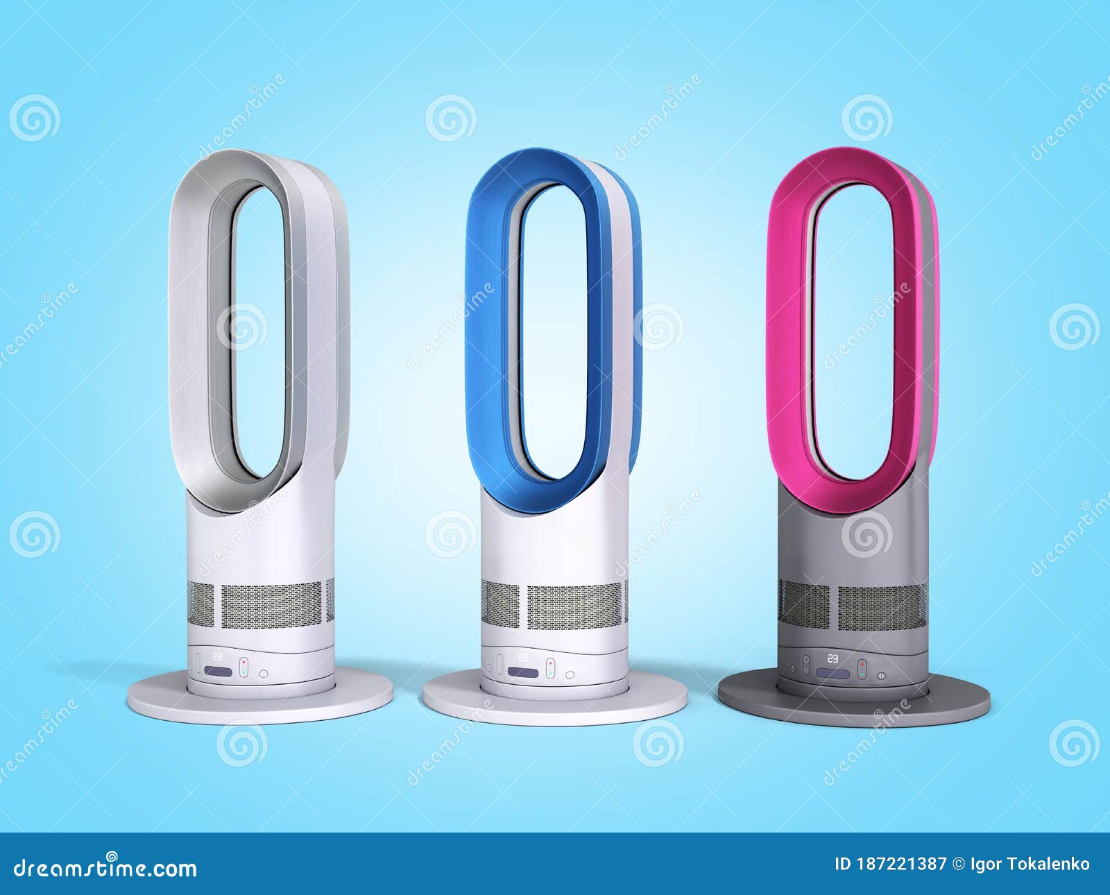 Different Color Modern Air Purifiers with Heating and Cooling Function ...