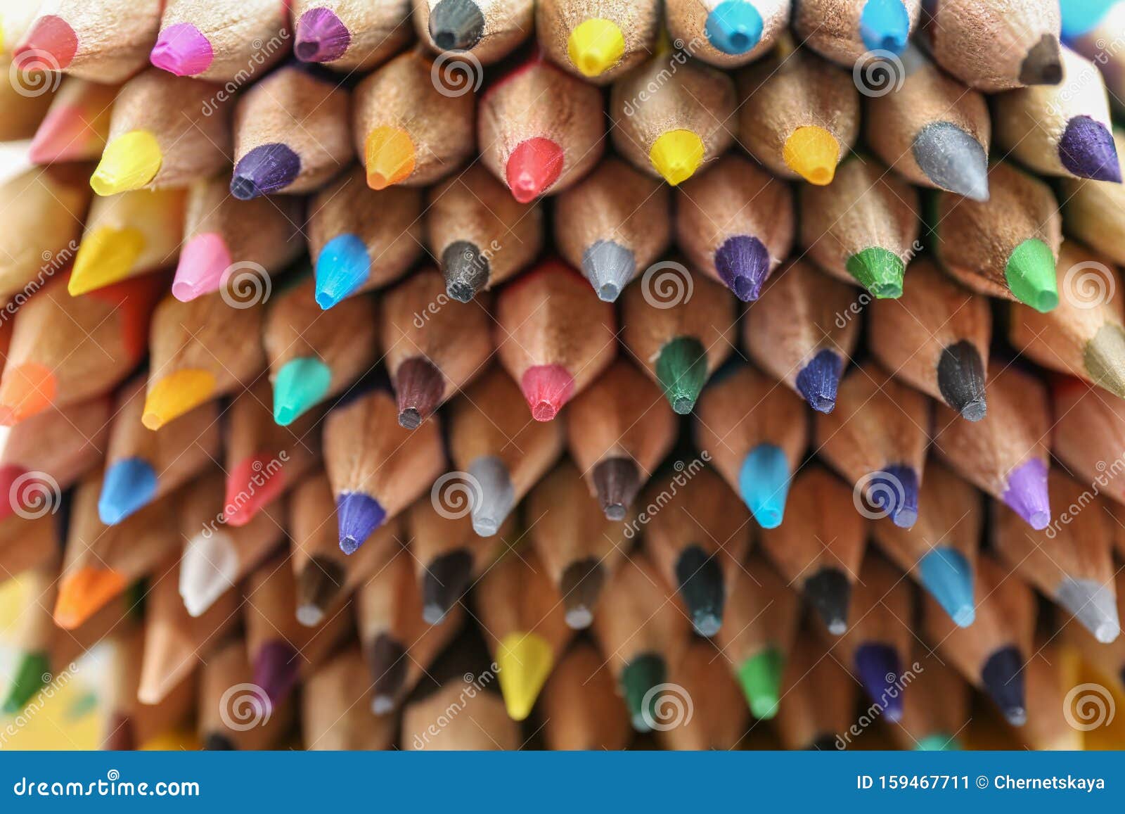 Different Color Pencils As Background Stock Image - Image of creativity ...