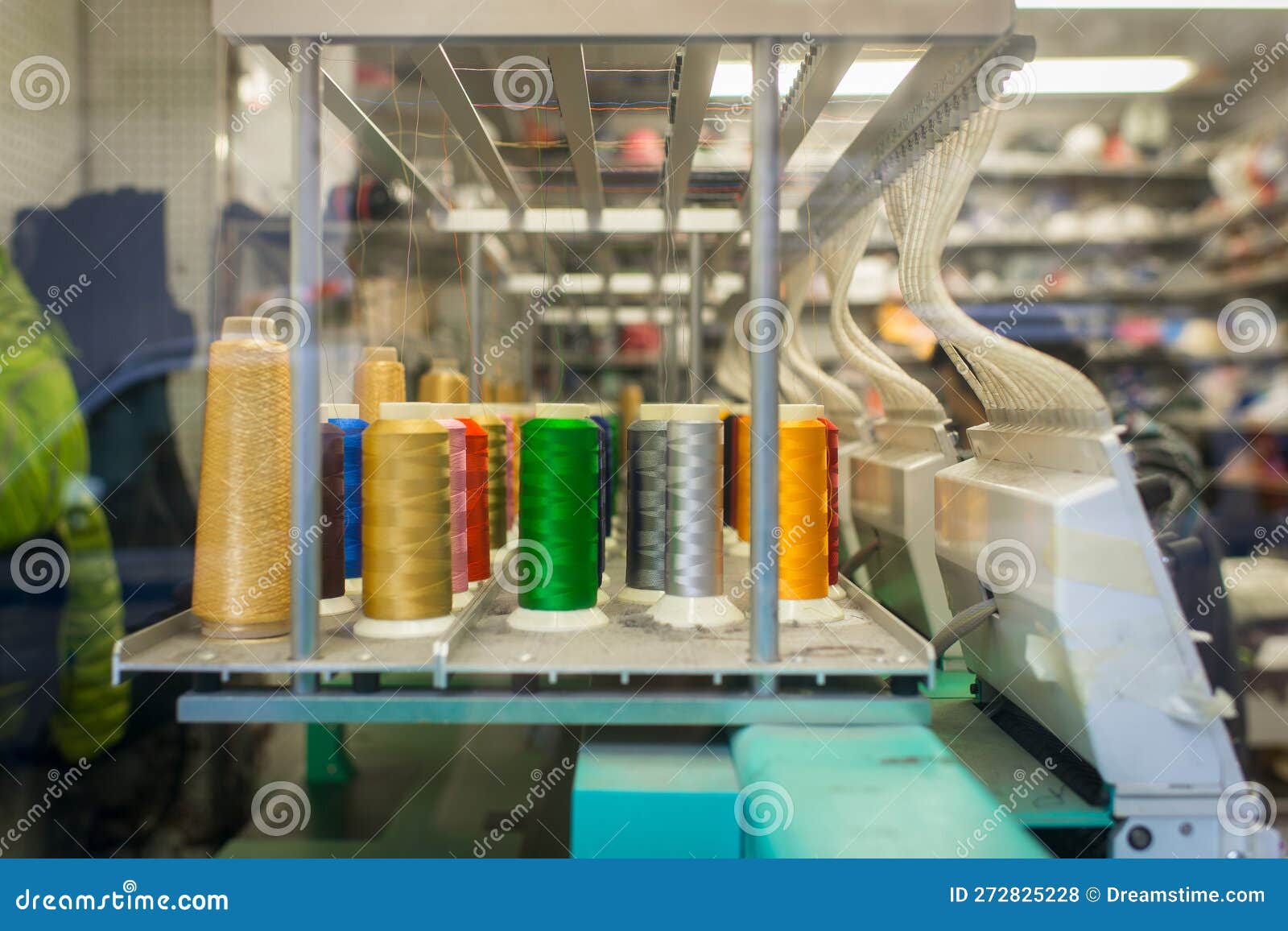 Different Color Sowing Strings Stock Photo - Image of business, strings ...