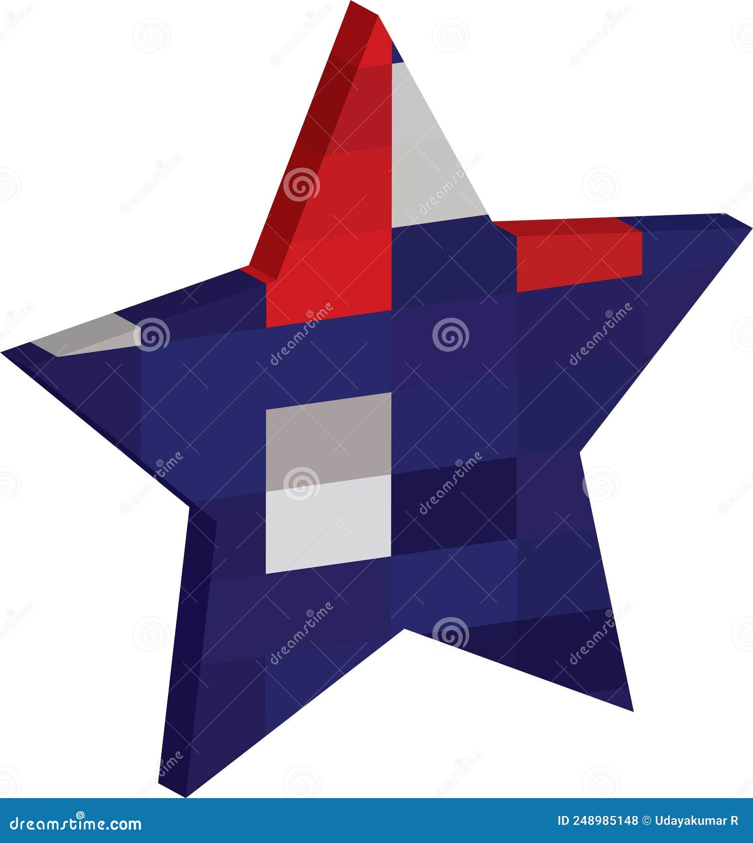 Different Color Star. on White Background Stock Vector - Illustration ...
