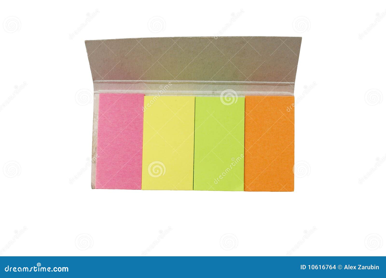 Different Color Sticky Bookmarks Stock Photo - Image of bright, pink ...