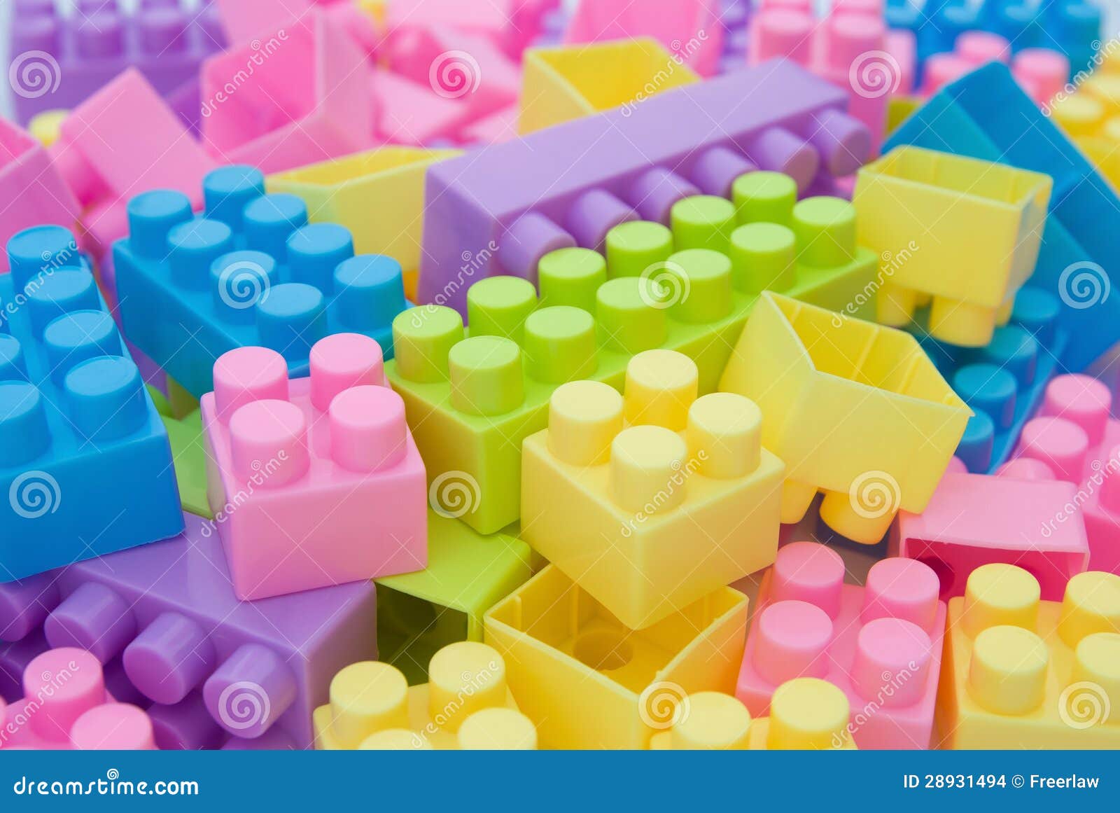 Different color toy bricks stock photo. Image of cube - 28931494