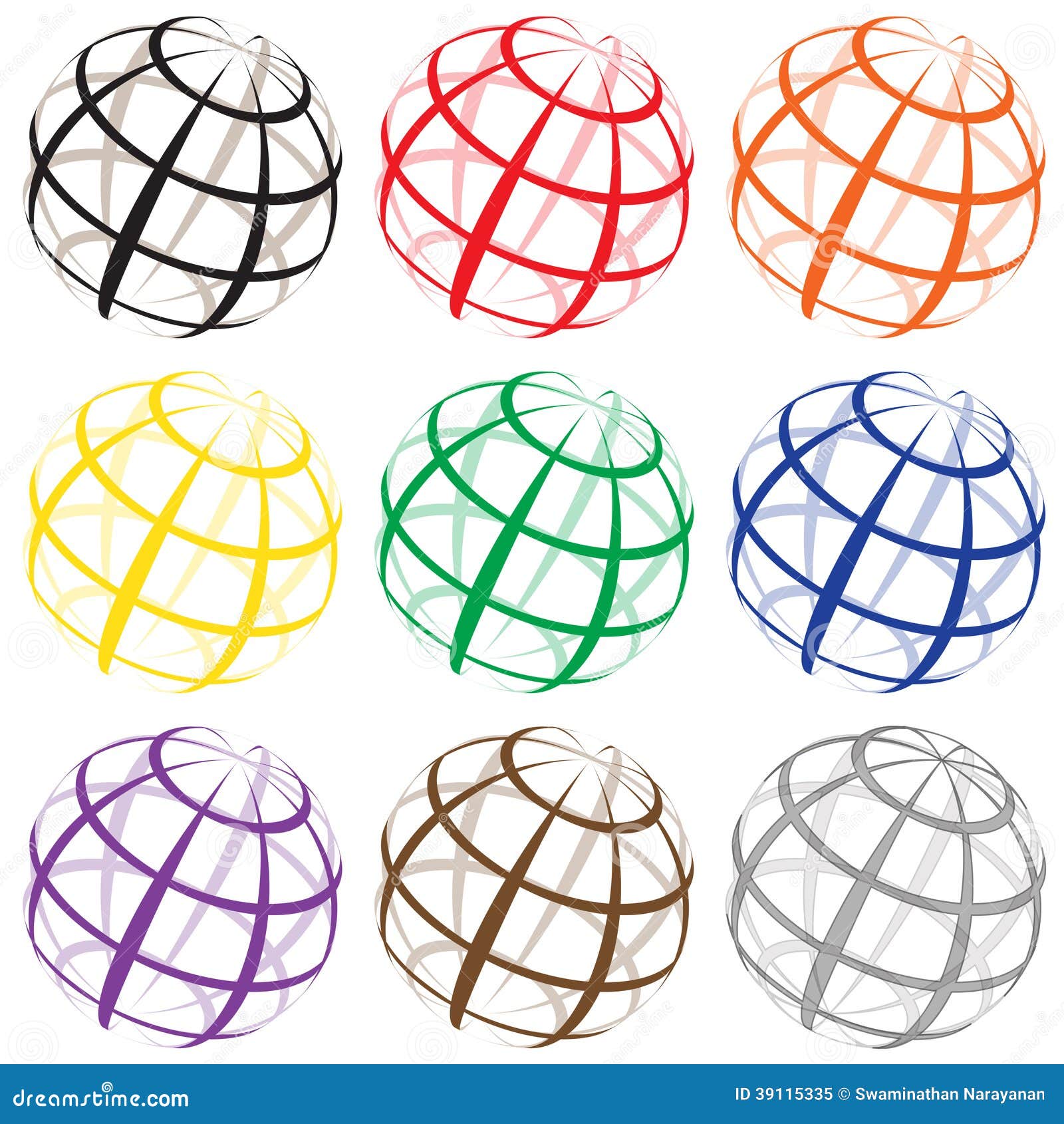 Earth stock vector. Illustration of ball, earth, round - 39115335