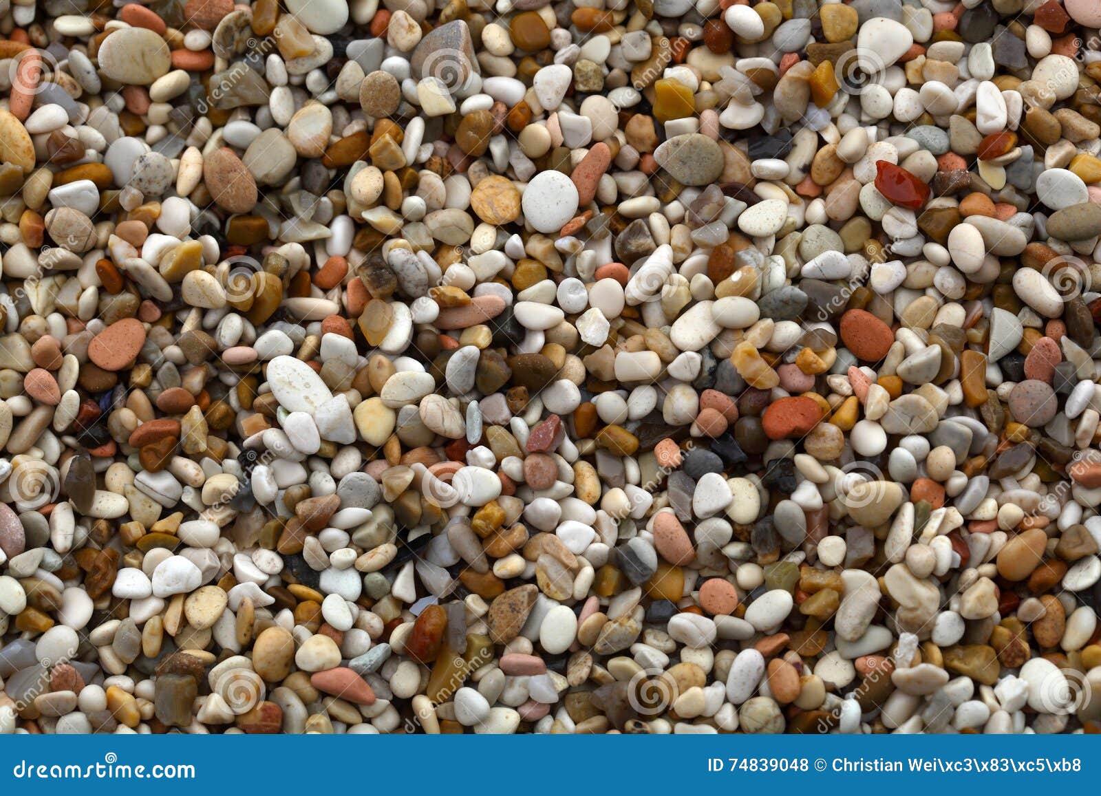 Different Colored Beach Pebbles Stock Photo - Image of beach, structure ...