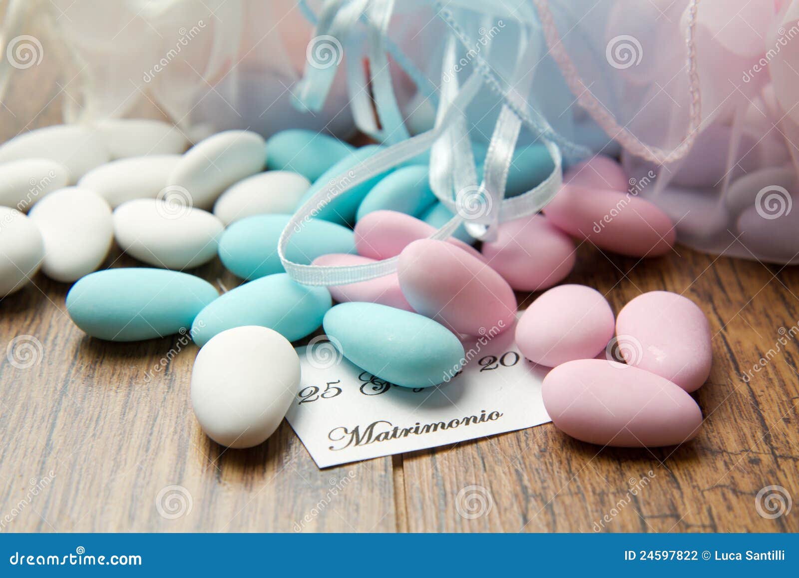 Different Colored Candy Favor Stock Photo - Image of sugar, blue: 24597822