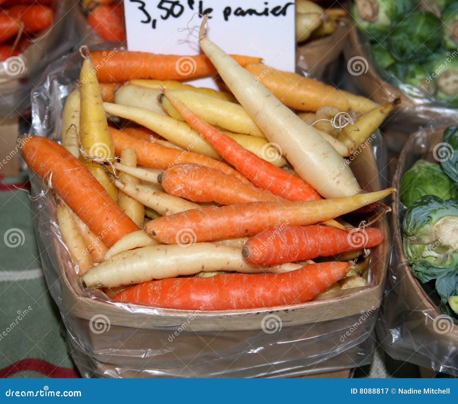 Different Colored Carrots in Market Stock Image - Image of carrots ...