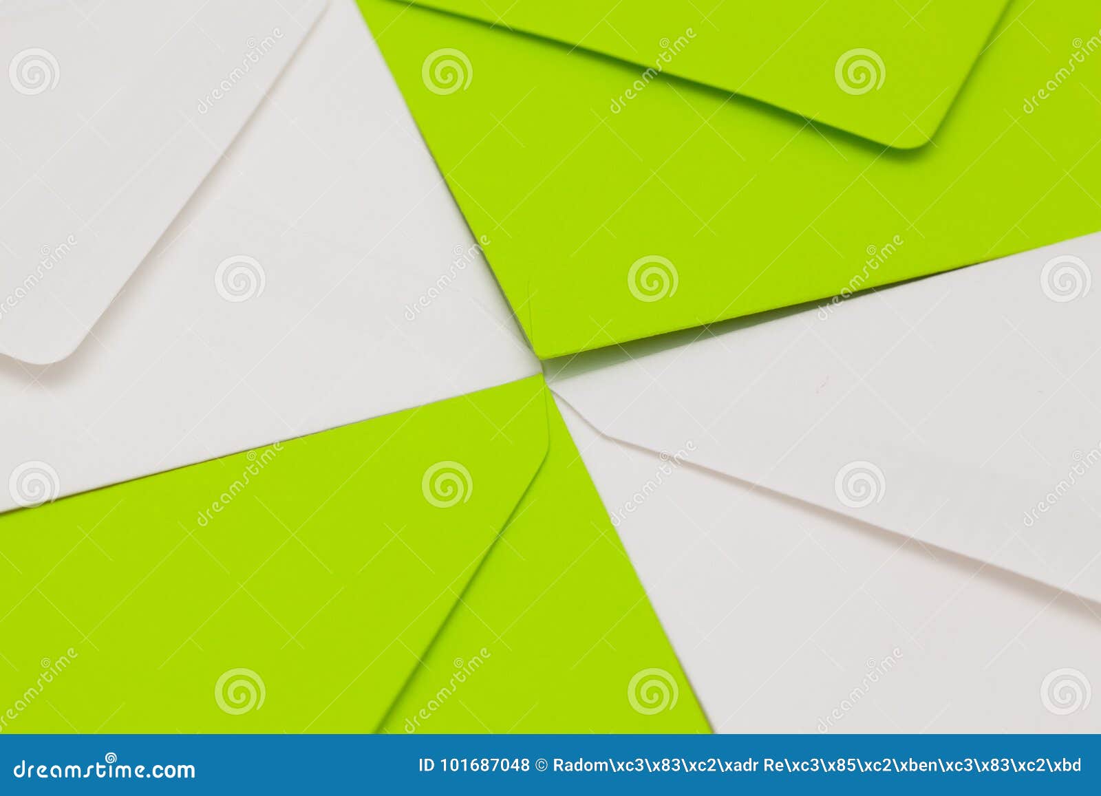 Different Colored Envelopes Stock Photo - Image of idea, envelope ...