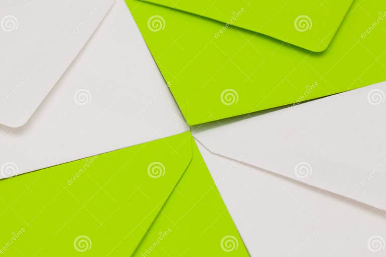 Different Colored Envelopes Stock Photo - Image of idea, envelope ...