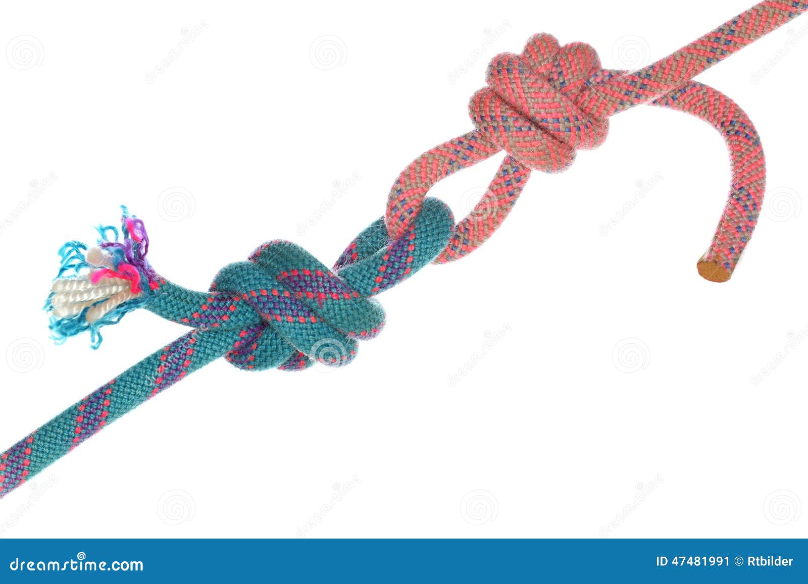 Different colored knots stock image. Image of climbing - 47481991