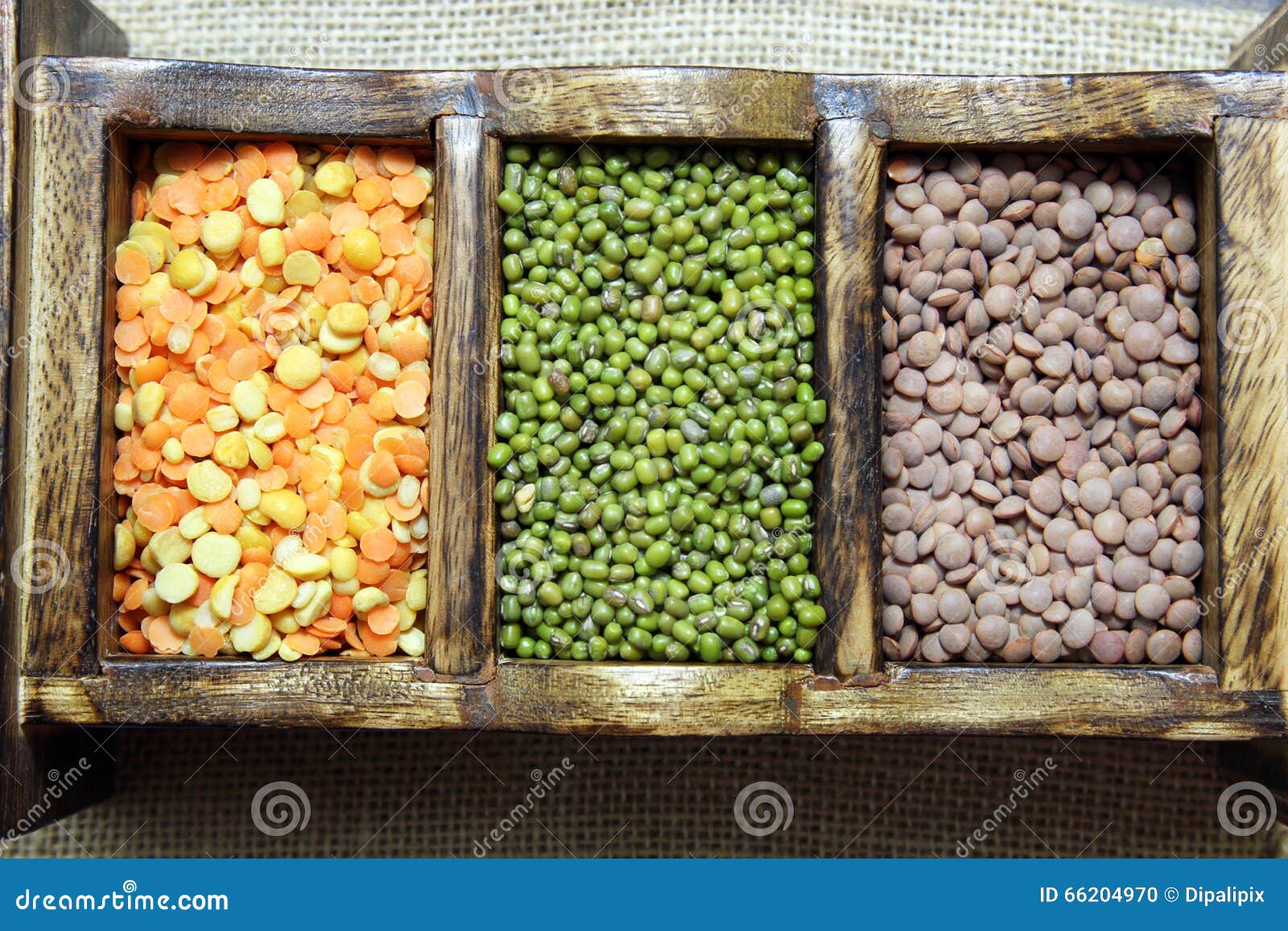 Different colored lentils stock photo. Image of diet - 66204970