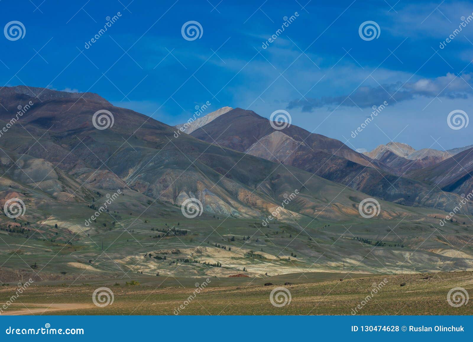 Different Colored Mountains Stock Photo - Image of landscape, altai ...