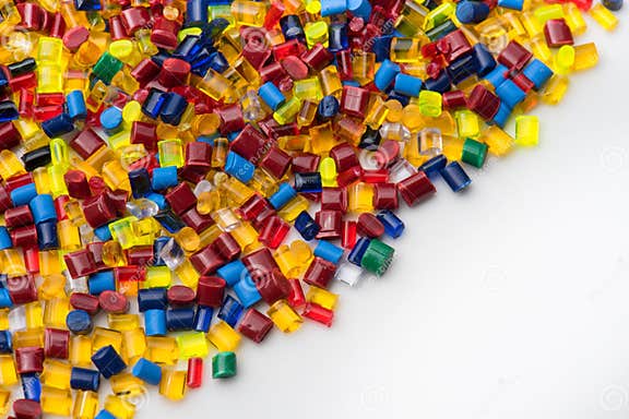 Different Colored Plastic Polymer Resins Stock Image - Image of ...