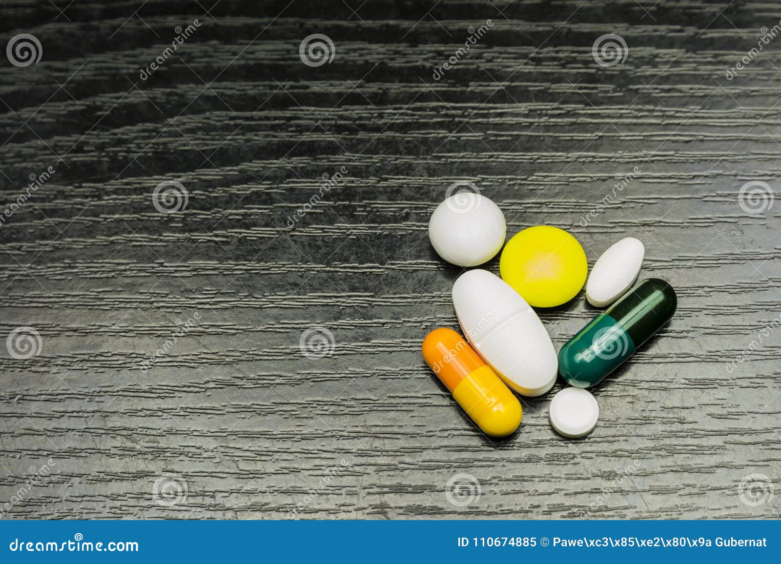 Different-colored and Different-shaped Tablets for Various Diseases ...