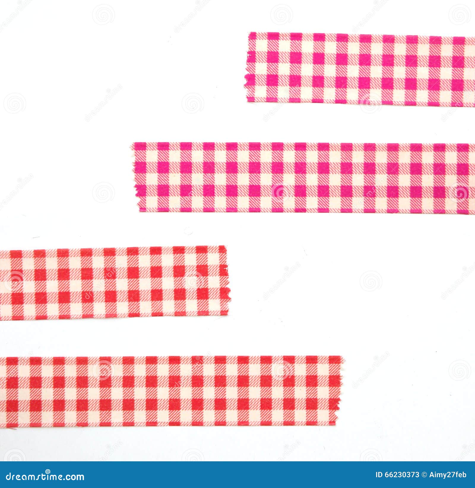 Different Colored Stickers Tape on White. Stock Image - Image of rubber ...