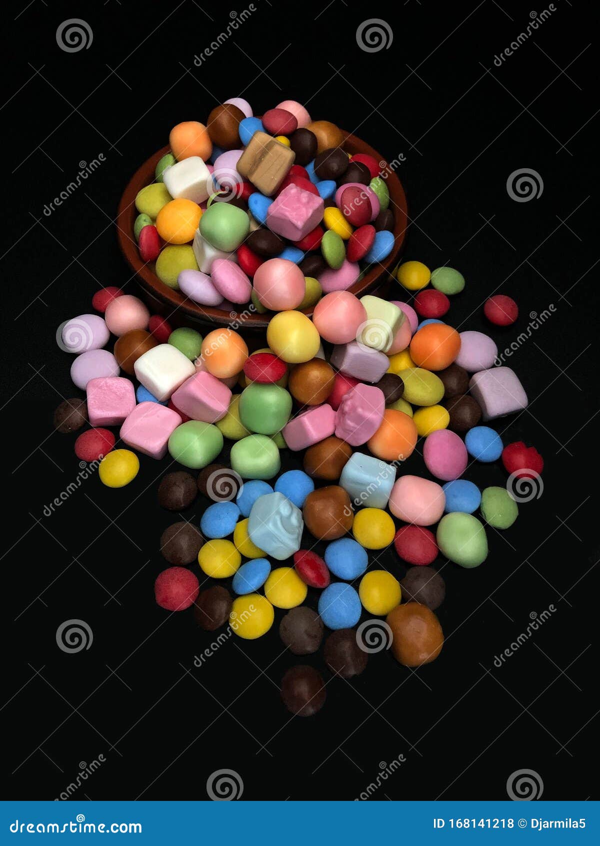 Colored sweets stock photo. Image of sweet, pile, colorful - 168141218