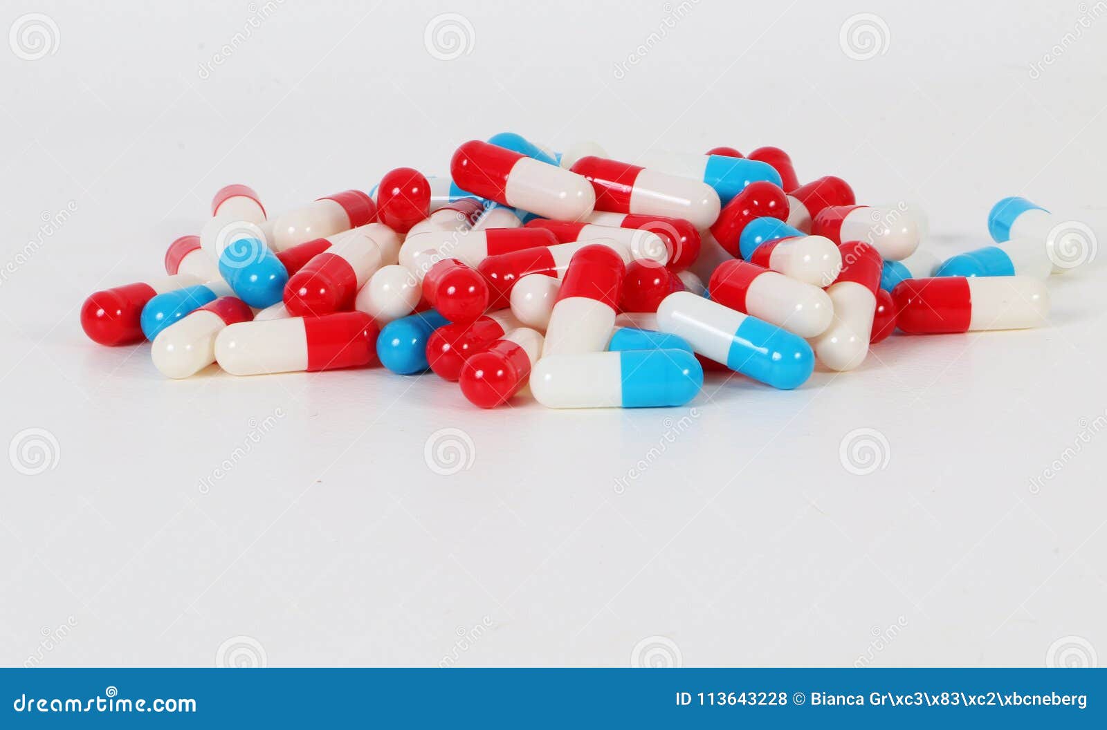 Different Colorful Capsules in the Studio Stock Photo - Image of ...