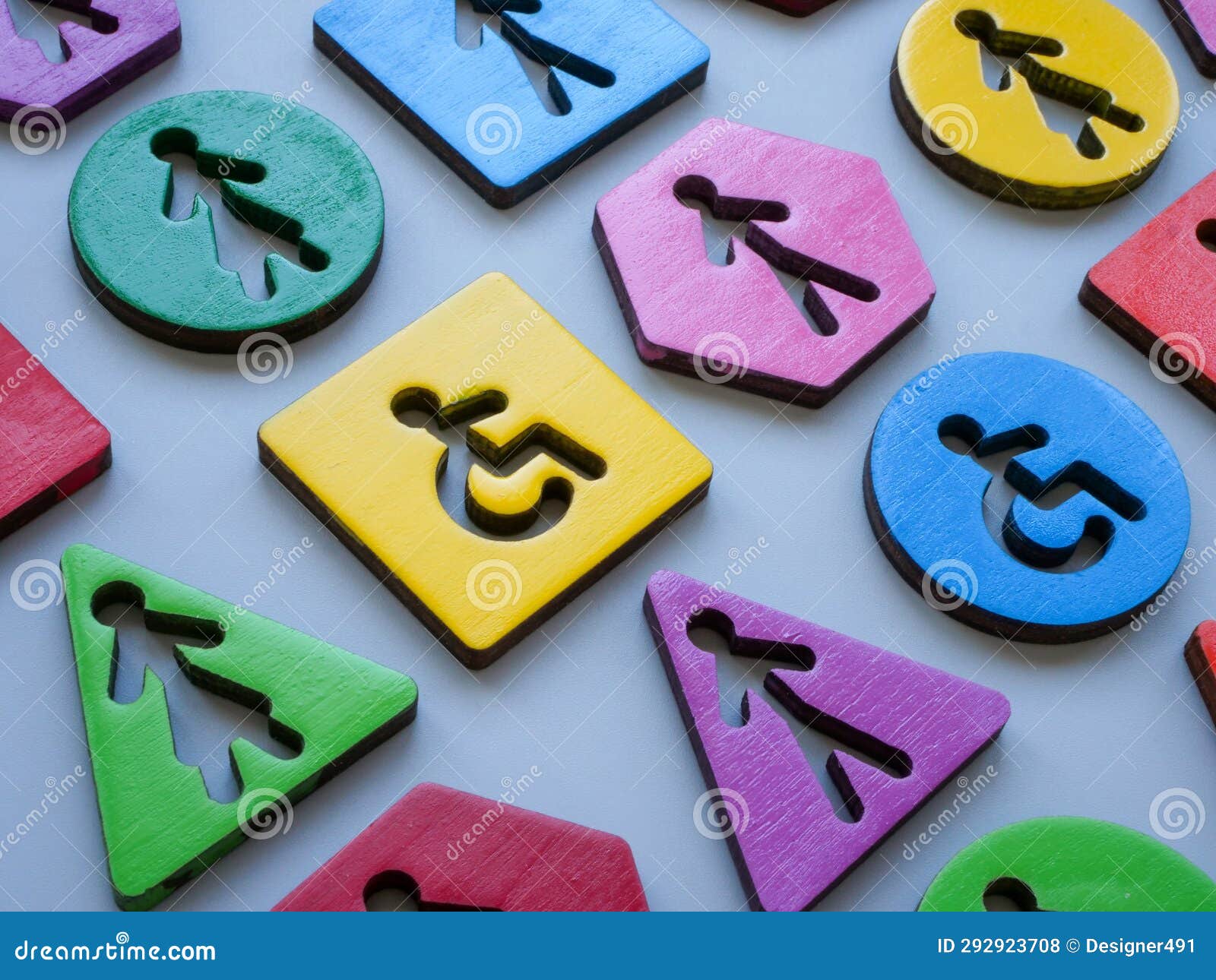 Different Colorful Figurines As a Concept of Inclusion and Diversity ...