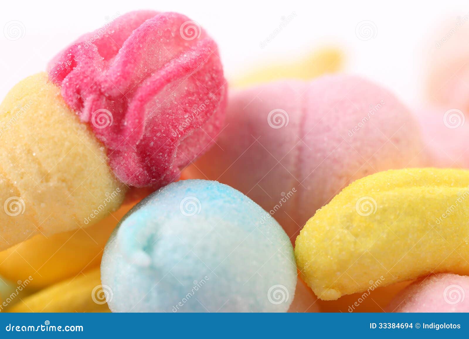 Different Colorful Marshmallow. Stock Photo - Image of group, bright ...