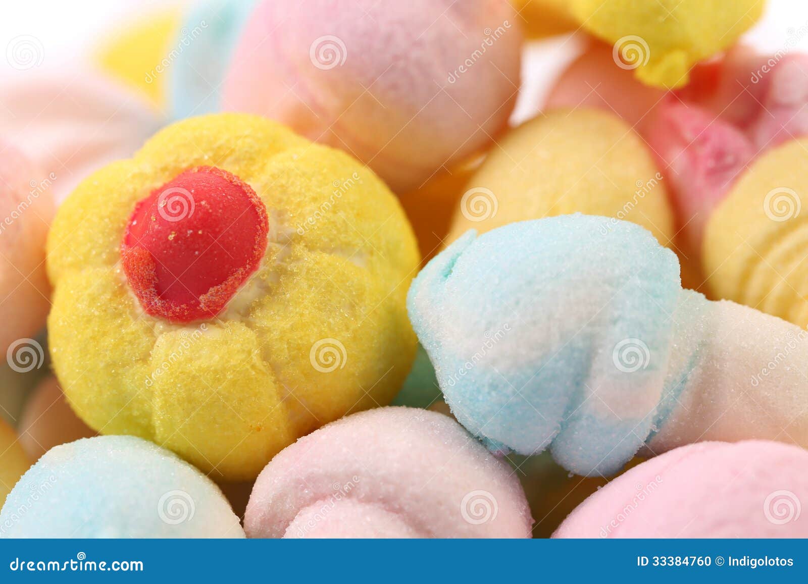 Different Colorful Marshmallow. Stock Photo - Image of color, colorful ...