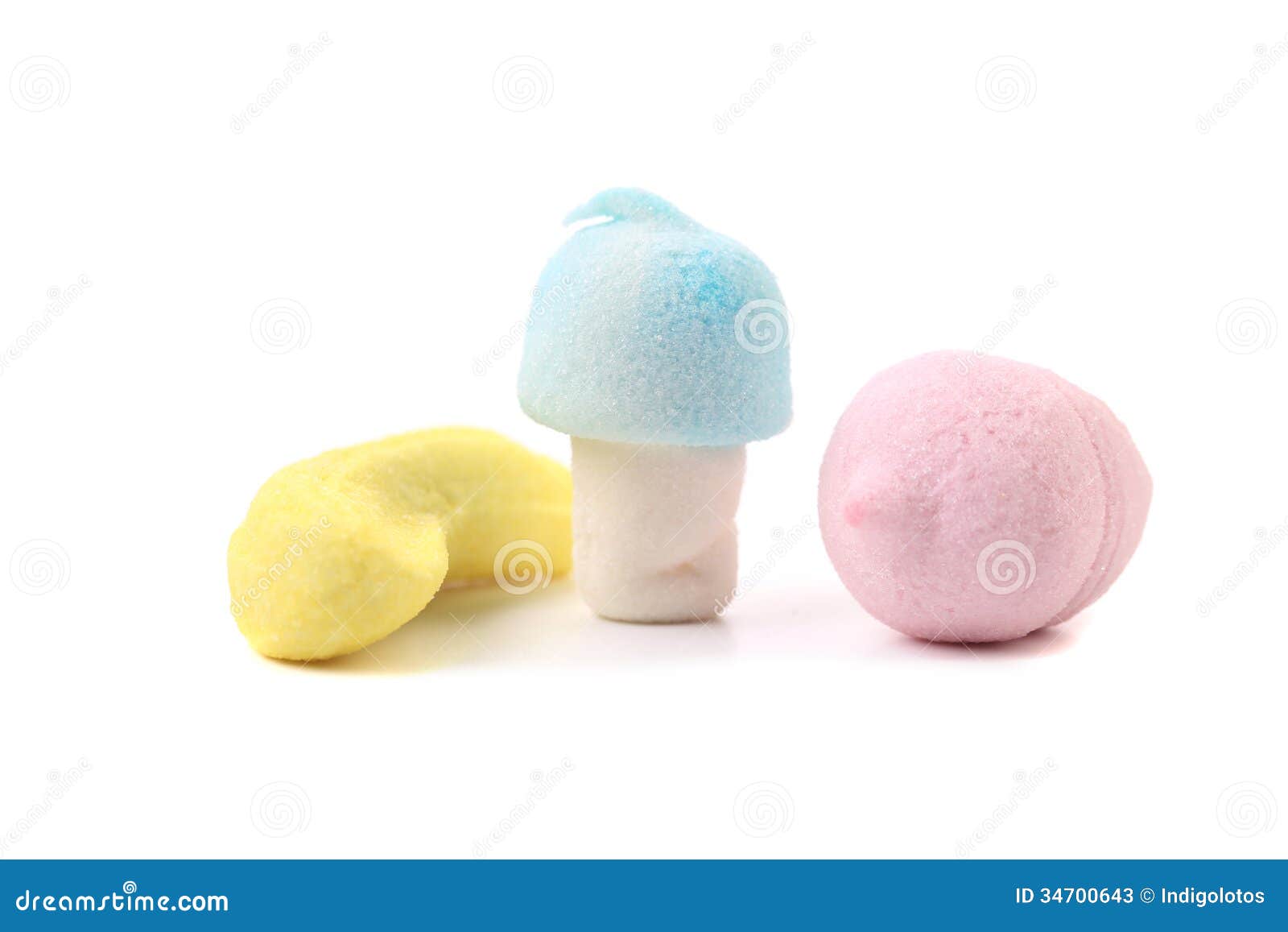 Different Colorful Marshmallow. Stock Image - Image of candy, colorful ...