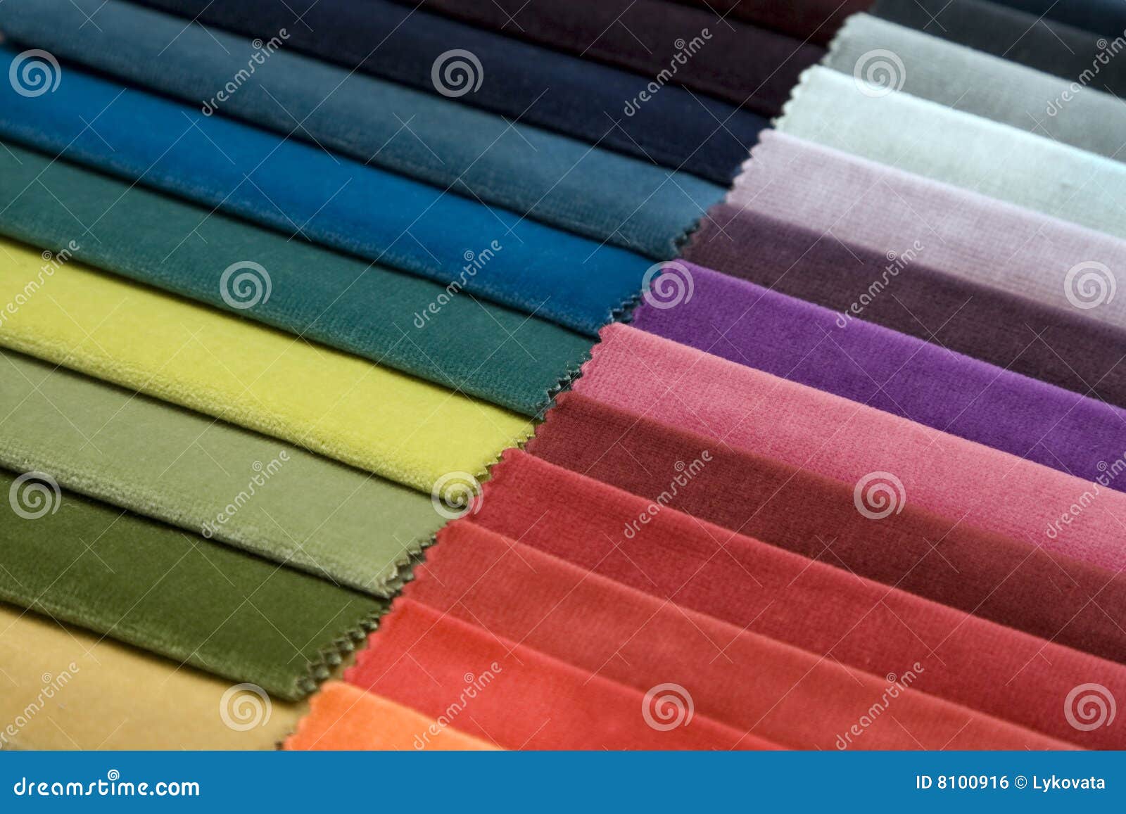 Different colors of fabric stock photo. Image of textured - 8100916
