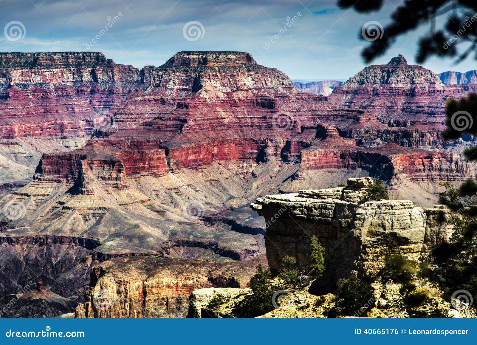 Different Colors in the Grand Canyon Valley Stock Photo - Image of ...
