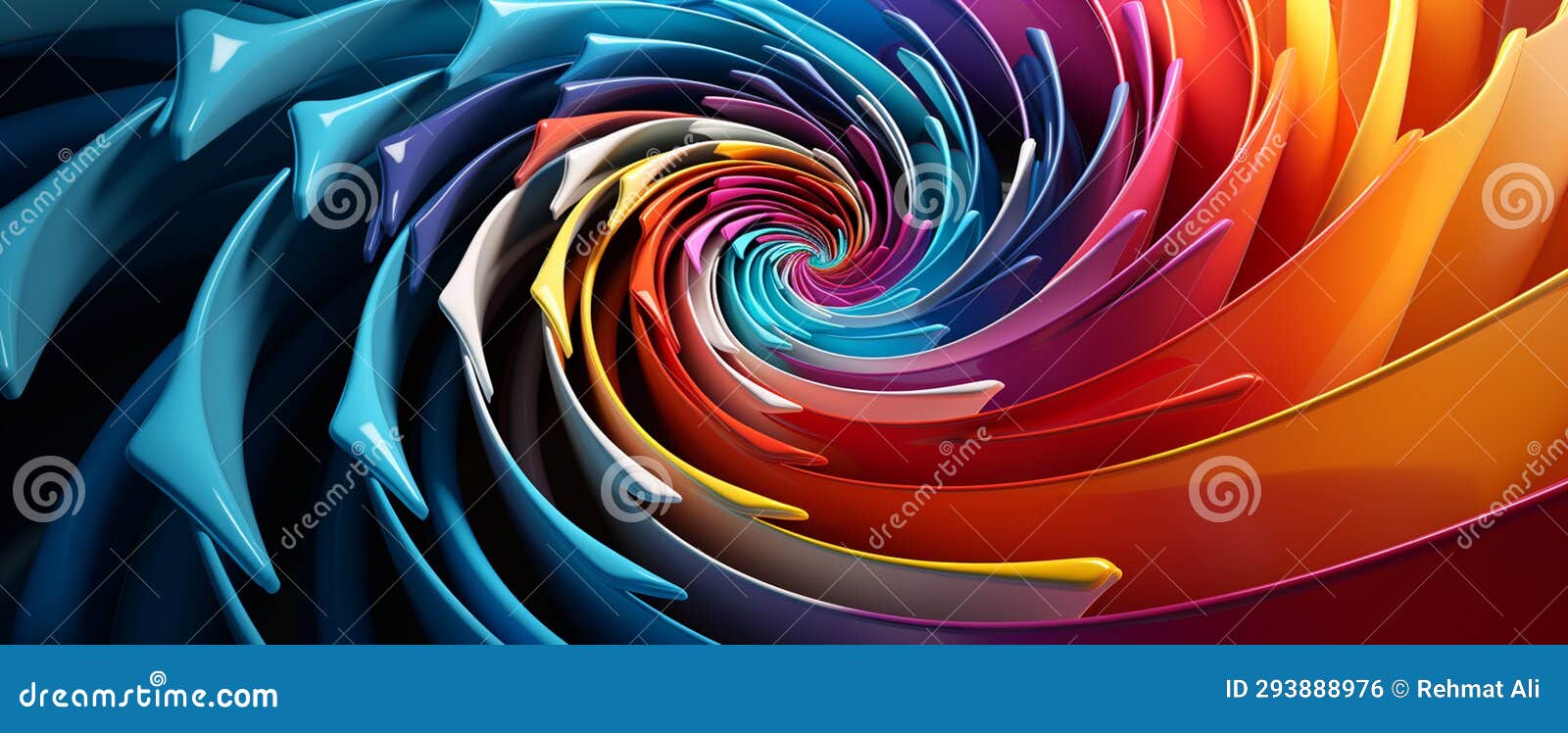 Different Colors Illusions of Inner Spectrum Abstract Background Stock ...