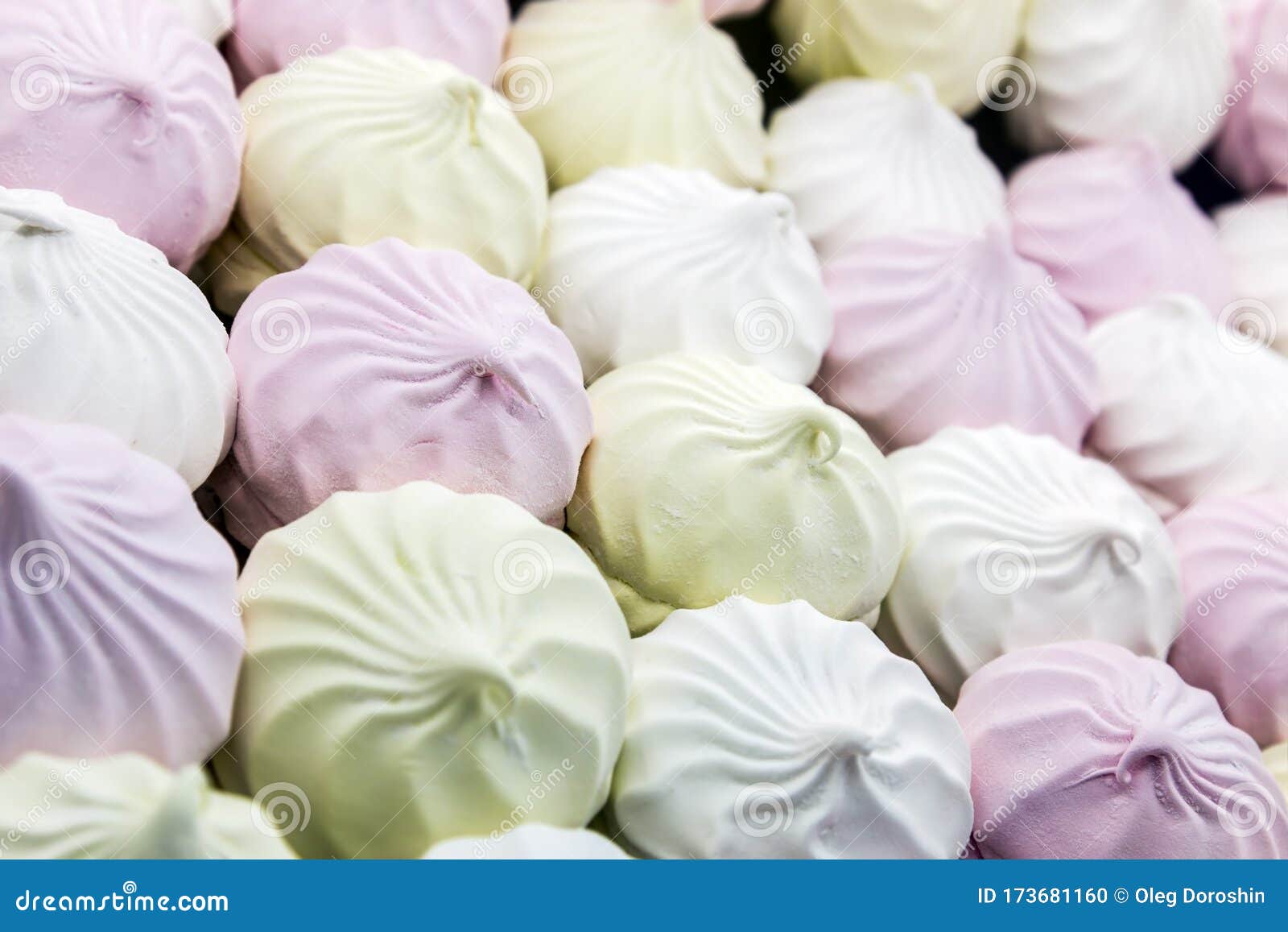 Different Colors of Marshmallows. Marshmallow Background Stock Photo ...