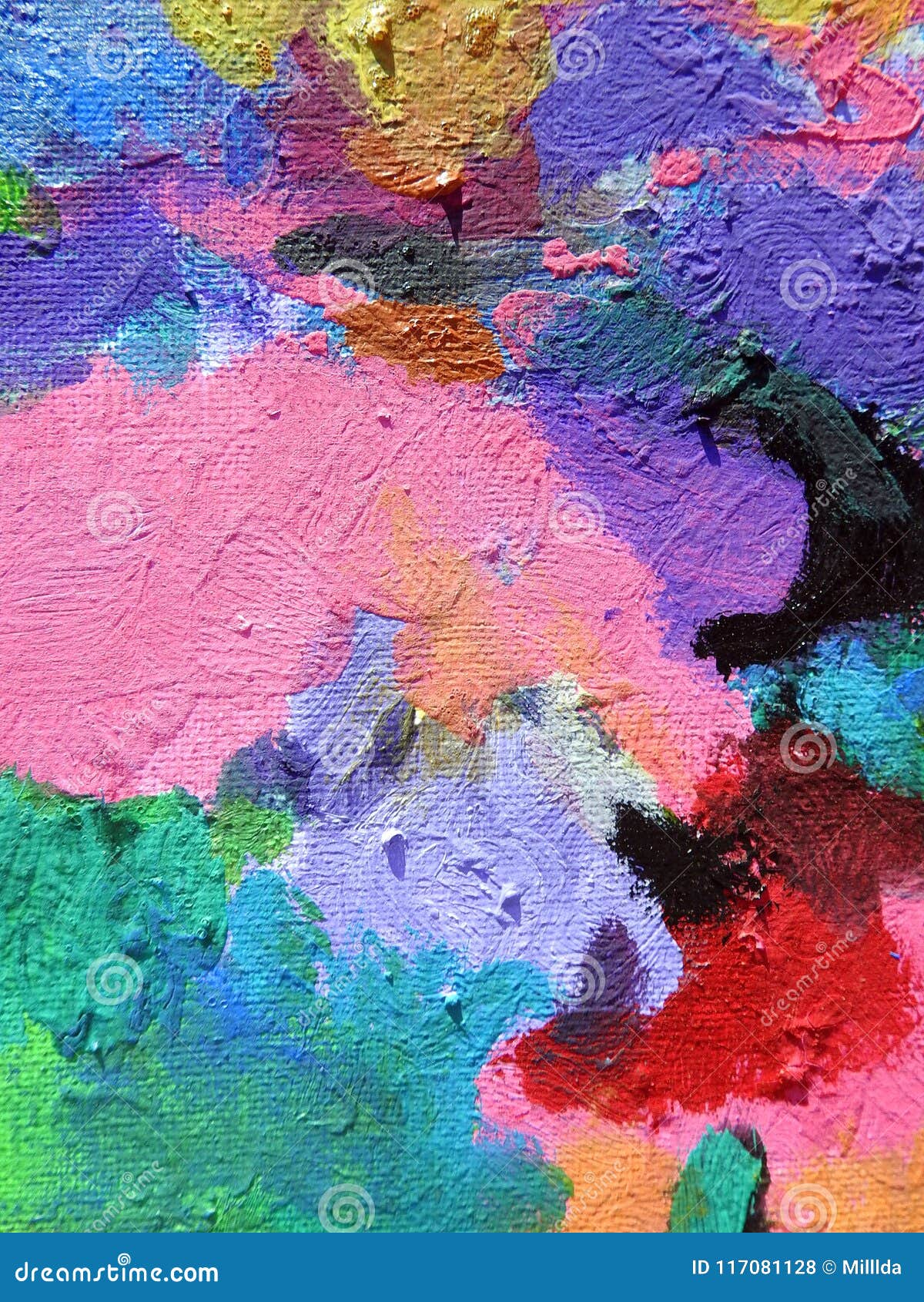 Colorful Painted Surface Texture Stock Photo - Image of pink, linen ...