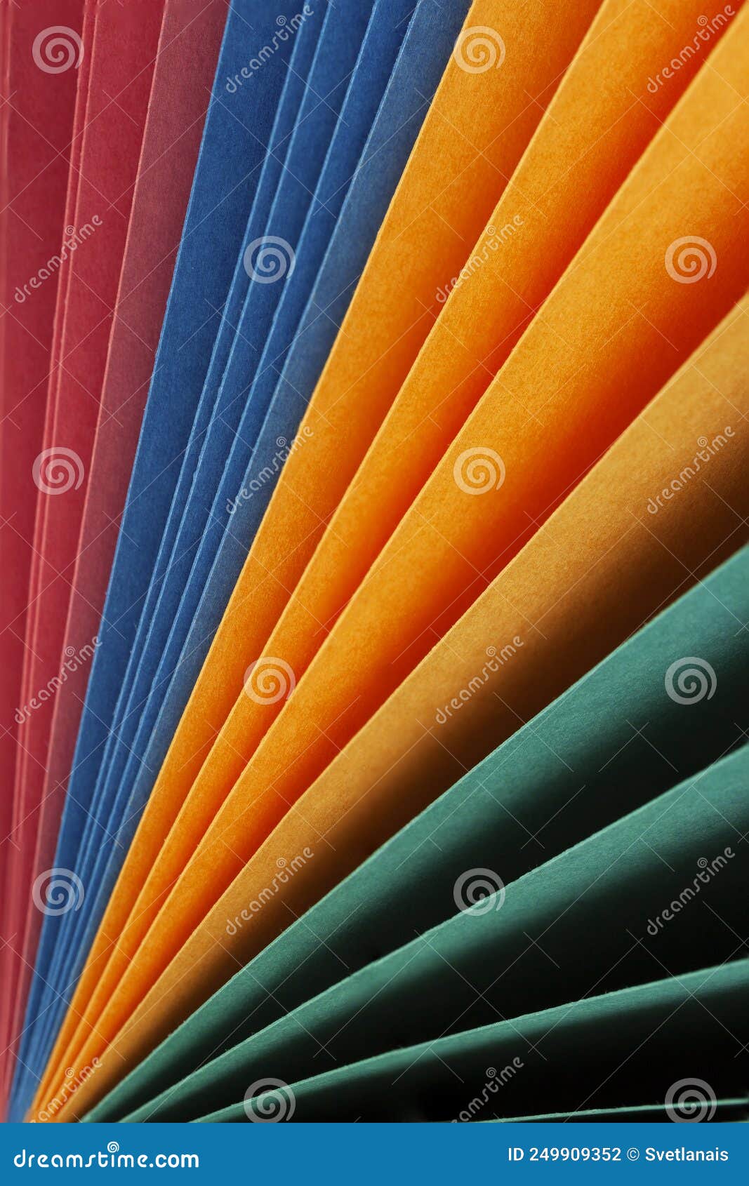 Different Colors of Paper. Bright Multi-colored Background Stock Photo ...