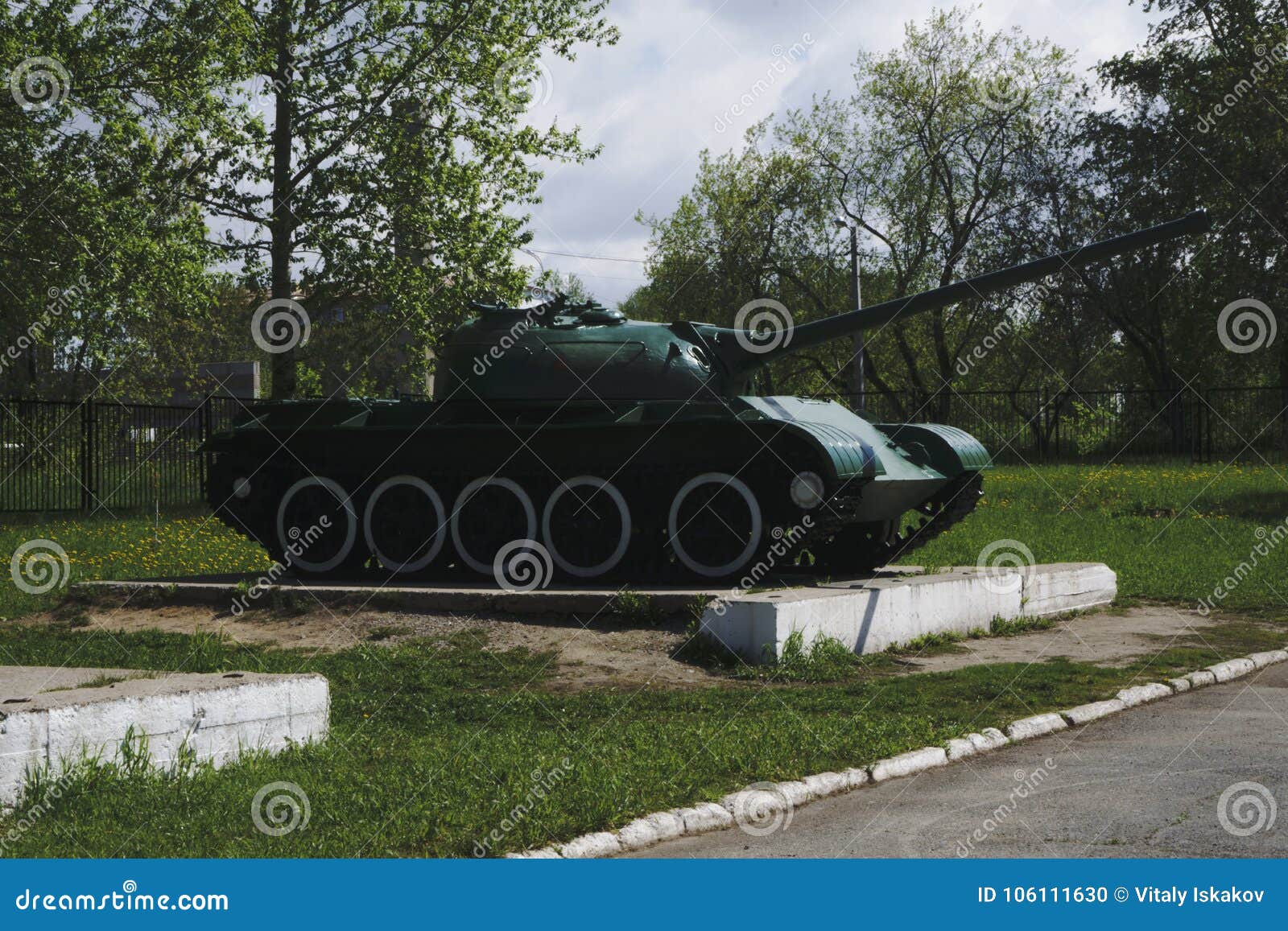 Retro Tanks Among Green Trees Editorial Image | CartoonDealer.com ...