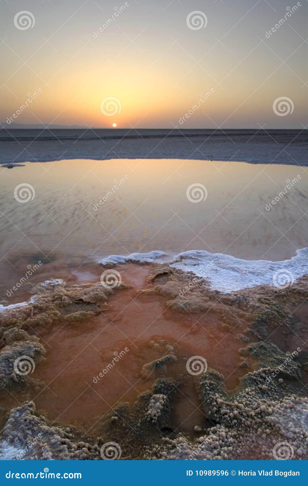 Different Colors of Salt at Sunrise Stock Photo - Image of natural ...