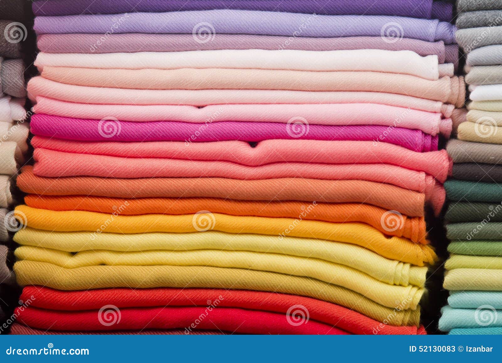 Different Colors Silk Fabric Stock Image - Image of laundry, apparel ...