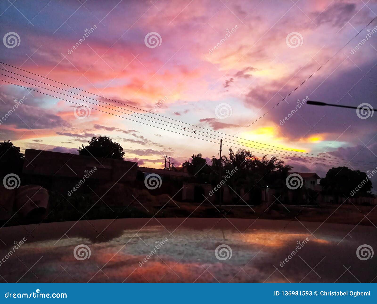 Colours of the sky stock image. Image of colours, hour - 136981593
