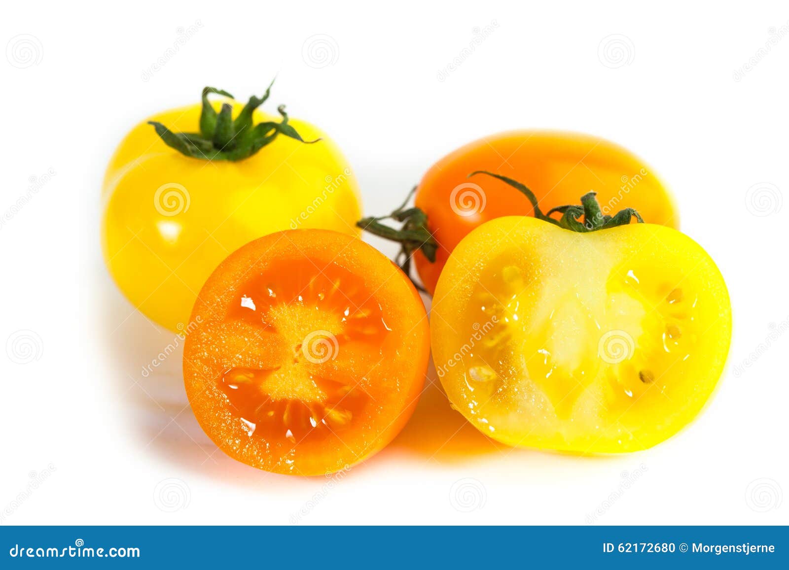 Different Colors Tomatos, Solanum Lycopersicum Stock Photo - Image of ...