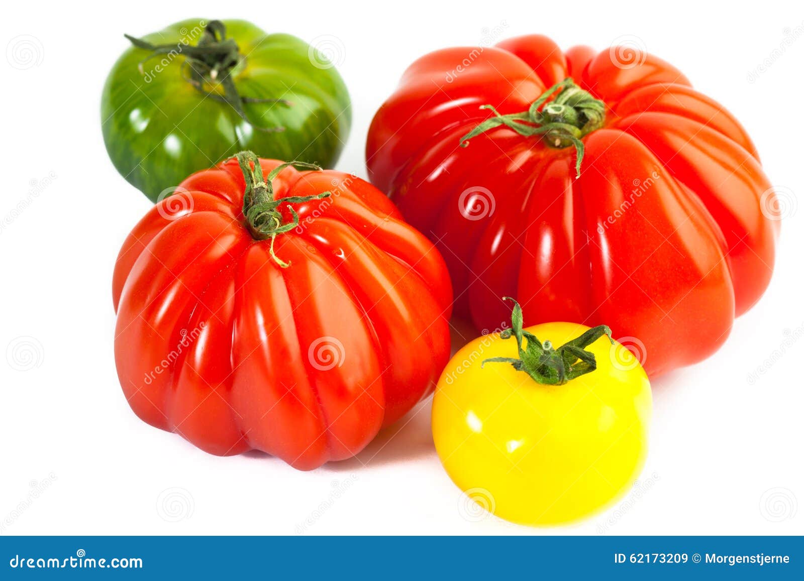 Different Colors Tomatos, Solanum Lycopersicum Stock Image - Image of ...