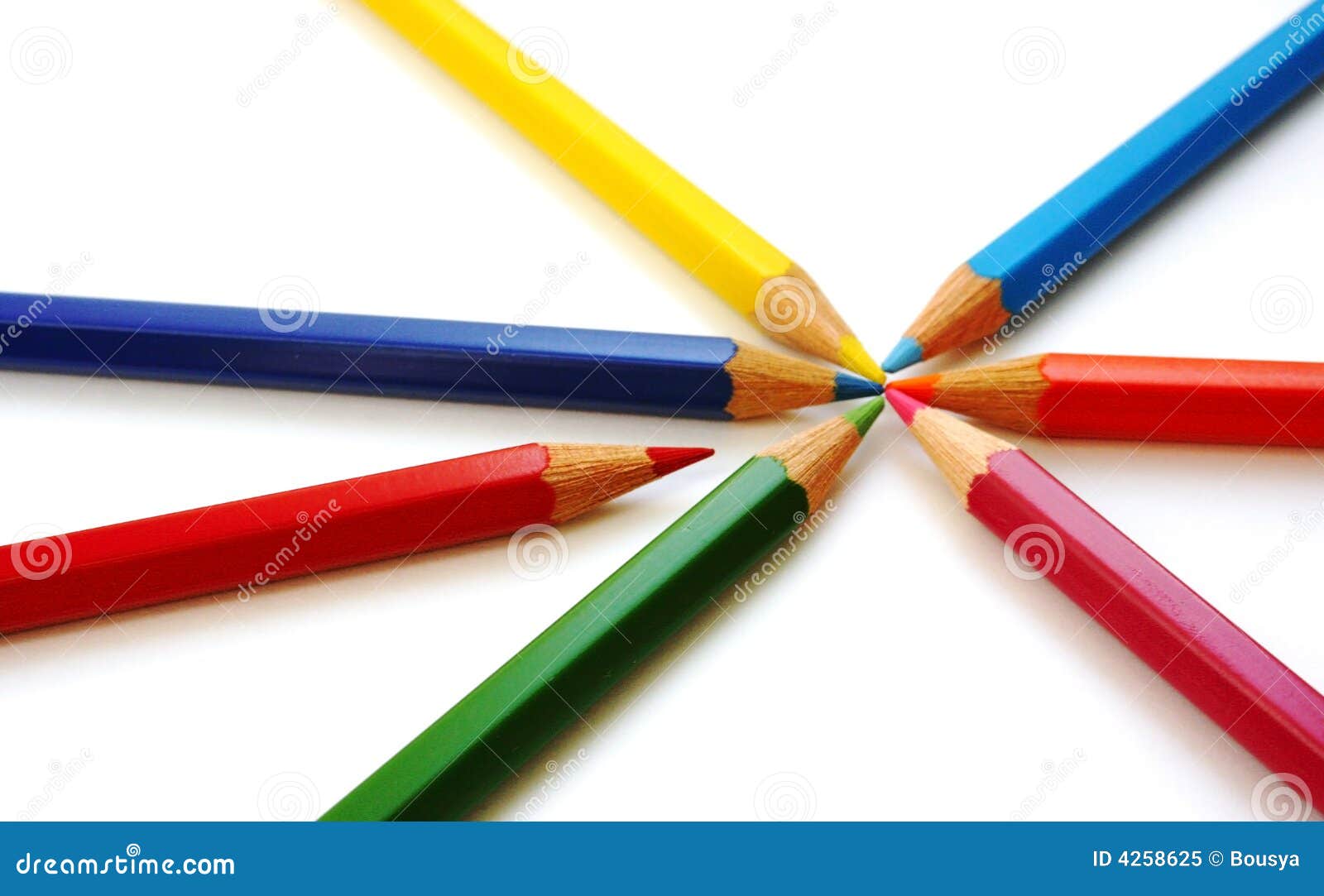Different colour pencils stock image. Image of simplicity - 4258625