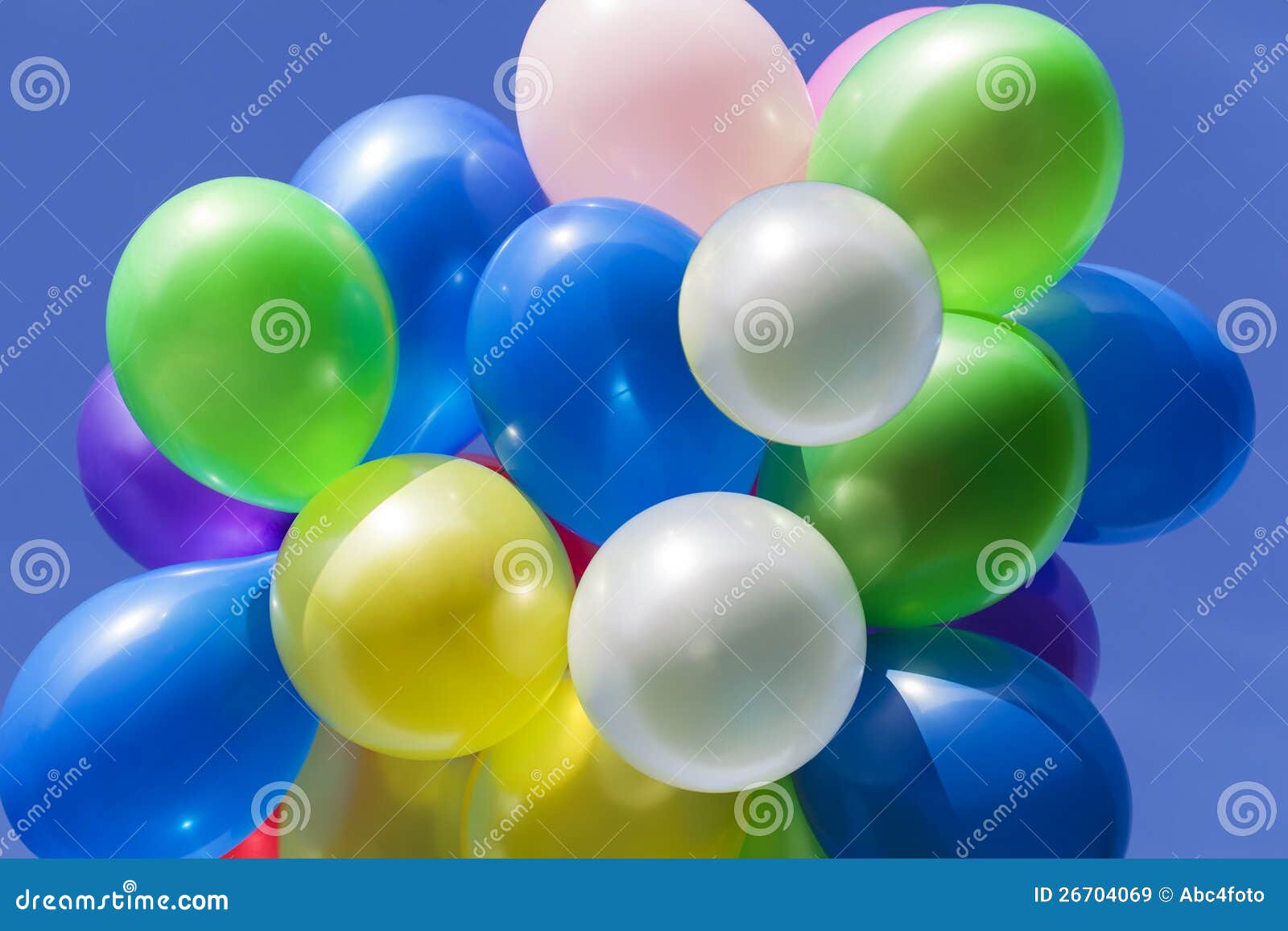 Different Coloured Balloons Stock Image - Image of balloons, flying ...
