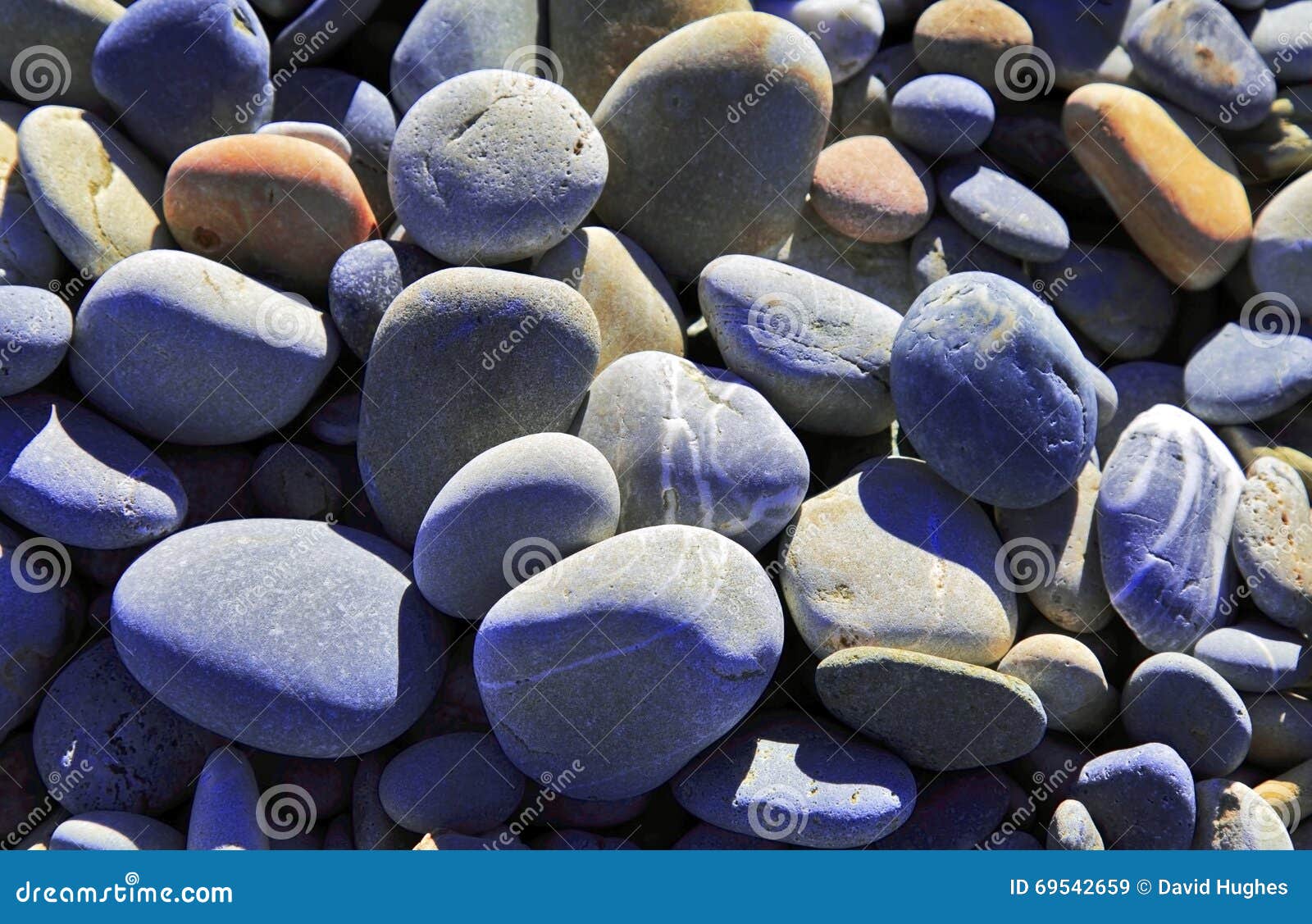 Different coloured Pebbles stock image. Image of beach - 69542659