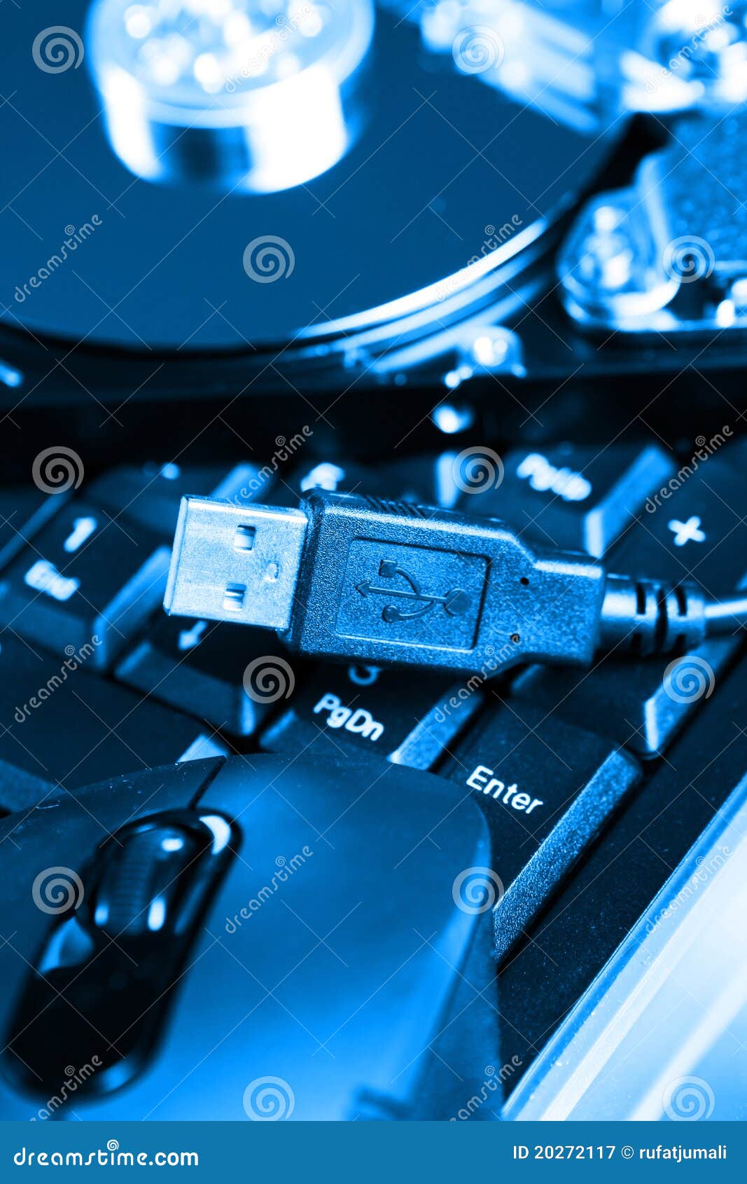 Different Computer Devices and Equipment Stock Image - Image of ...