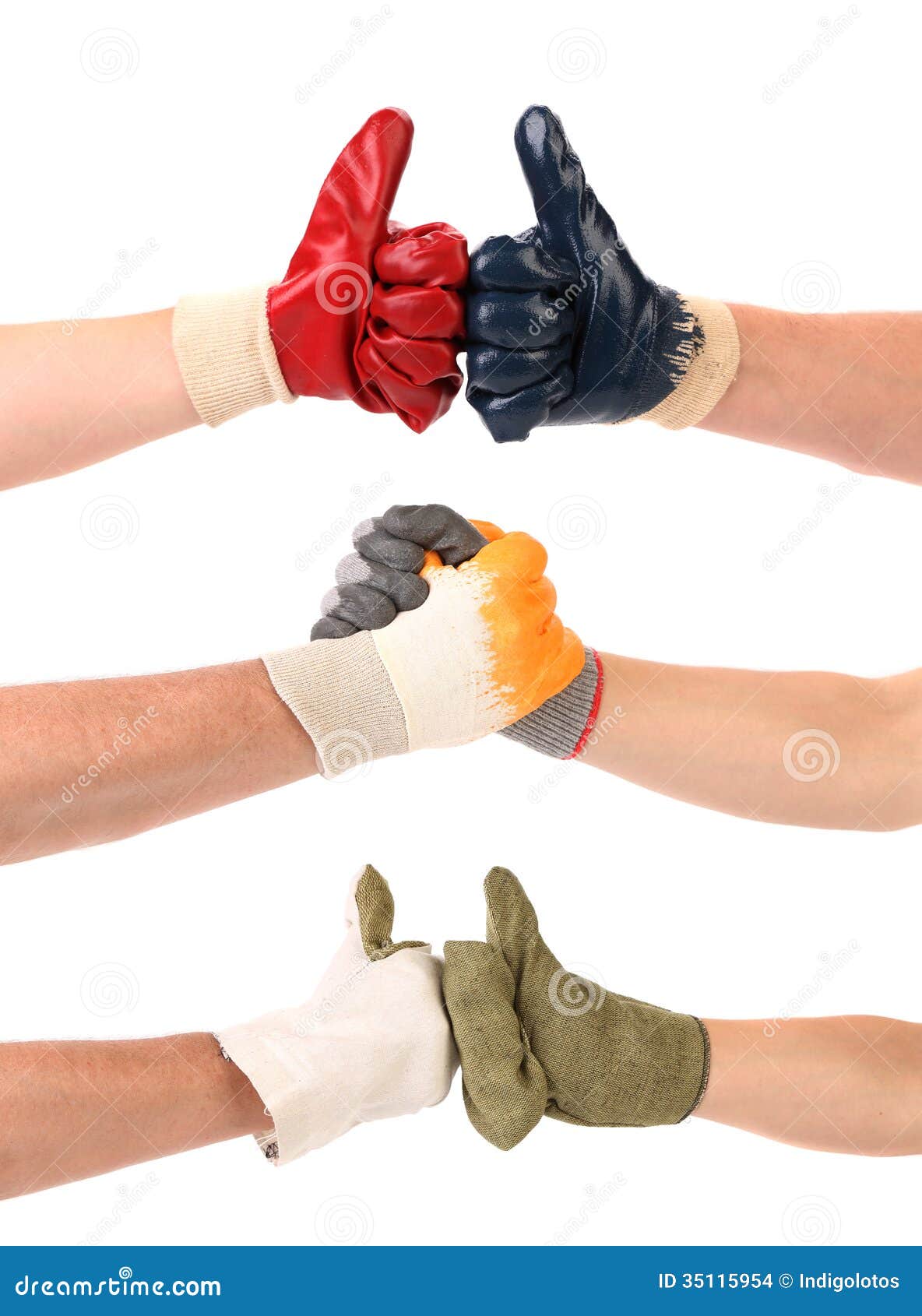 Different Congratulations with Hands. Stock Photo - Image of handclasp ...