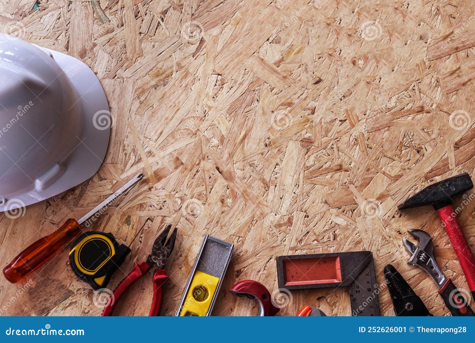 Different Construction Tools with Hand Tools for Home Renovation on ...