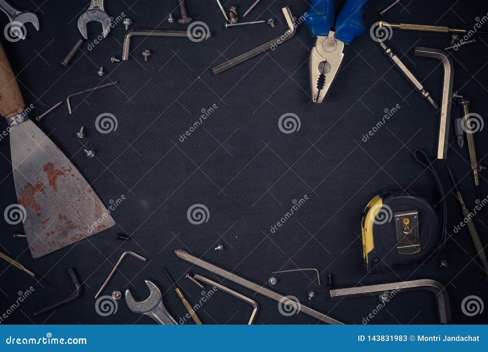 Different Construction Tools with Hand Tools for Home Renovation ...