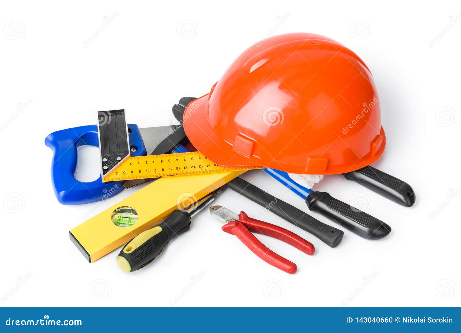 Different Construction Tools Stock Photo - Image of home, carpentry ...