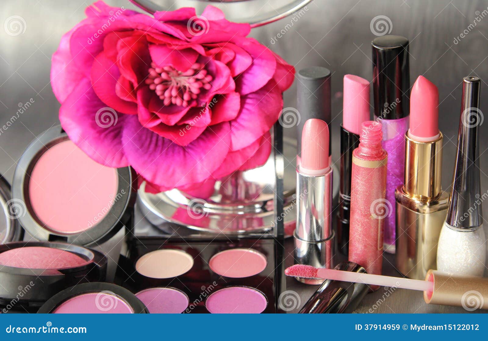 Different cosmetics stock image. Image of care, fashion - 37914959