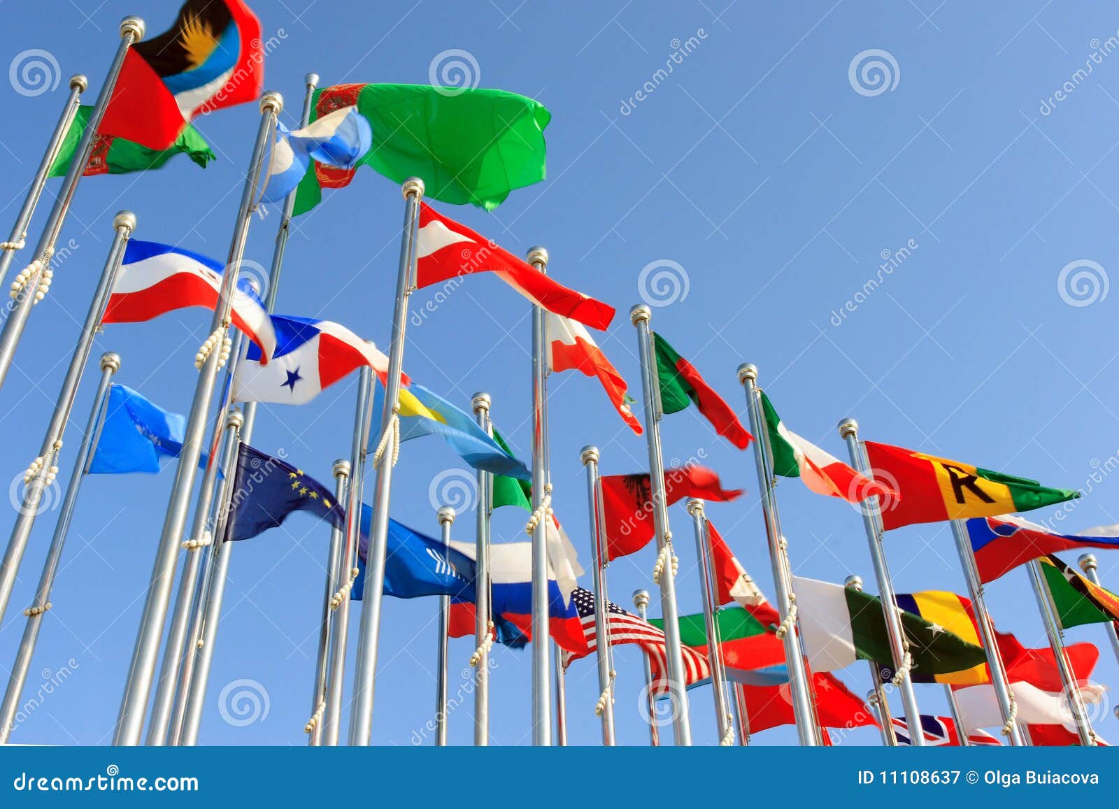 Different countries flags stock image. Image of colored - 11108637